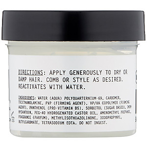 Imperial Barber Grade Gel Pomade - All Day Strong Hold, No Flaking, Water Based, Reactivatable - Natural Men's Hair Styling Product 2 oz Travel Size