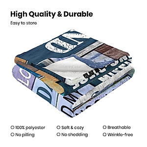 FAIVHSO Birthday Gifts for Boyfriends to My Boyfriend Blanket Gifts for Boyfriend Romantic Gifts for Him You Best Anniversary from Girlfriend I Love Throw Blankets for Bed Sofa 50X60in