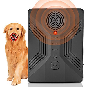 Anti Barking Device, Ultrasonic Dog Bark Deterrent Devices, Rechargeable Dog Barking Control Devices, Dog Barking Silencer with 3 Modes, Bark Box for Indoor & Outdoor Use