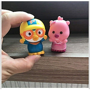 PORORO Character Bath Toy for Children - 6pcs