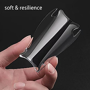 Alvhnt 4PCS Car Door Cup Handle Sticker, Anti-Scratches Car Door Handle Protective Film, Car Door Handle Cup Protector (Clear)