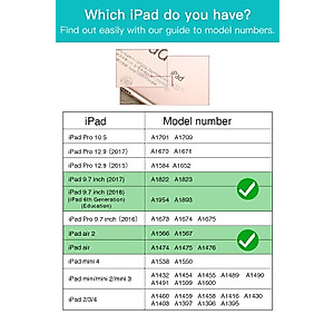 Dteck Case for iPad 9.7 inch 2018 2017 / iPad Air Case/iPad Air 2 Case, PU Leather Folio Smart Cover with Auto Sleep Wake Stand Wallet Case for Apple iPad 6th / 5th Gen,iPad Air 1/2, Beach Live it