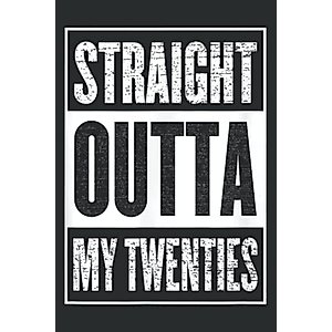 Funny 30Th Birthday Dirty Thirty Family Straight Outta 20 S: HEARTS JOURNAL: 6" x 9", 110 Pages, Lined Journal & Diary for Writing & Notes for Girls and Women, Memo Diary Subject Notebooks Planner.