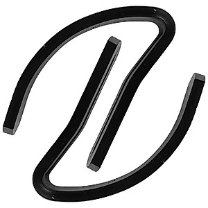 Caltric Snow Plow Skid Shoes Compatible with John Deere LA165 LA175 X110 X120 X165