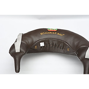 Bulgarian Bag Suples Original Model - Genuine Leather (37 lbs) - Free Instructional DVD Included! Fitness, Crossfit, Wrestling, Judo, Grappling, Functional Training, MMA, Sandbag