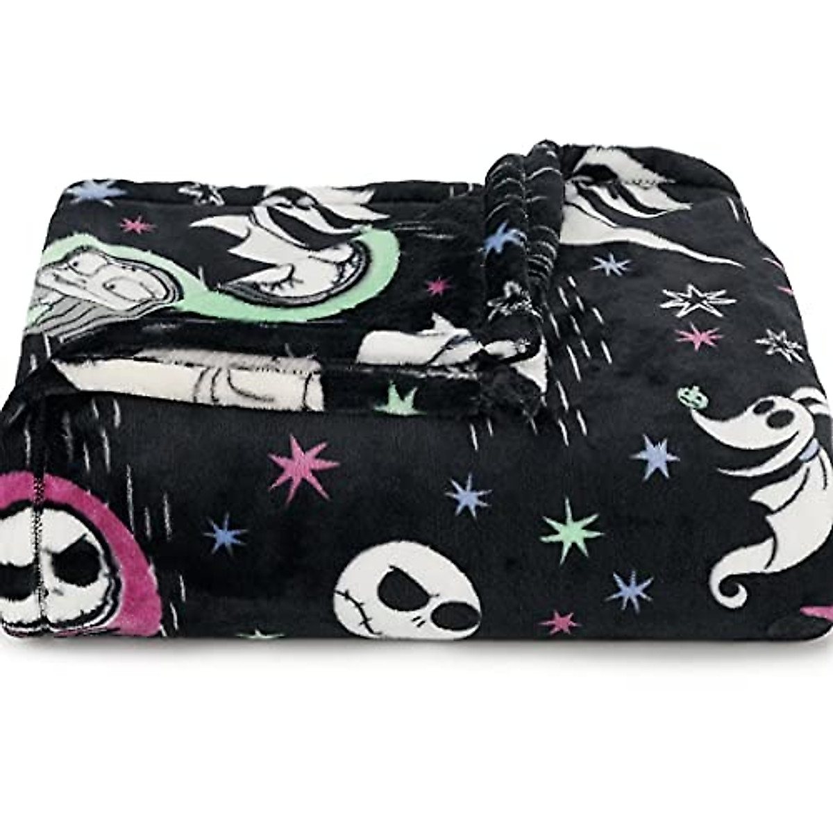 The Big One Oversized Supersoft Printed Plush Throw 5' x 6' (Nightmare)