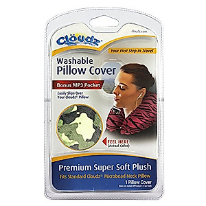 Cloudz Washable Travel Neck Pillow Cover - Camouflage