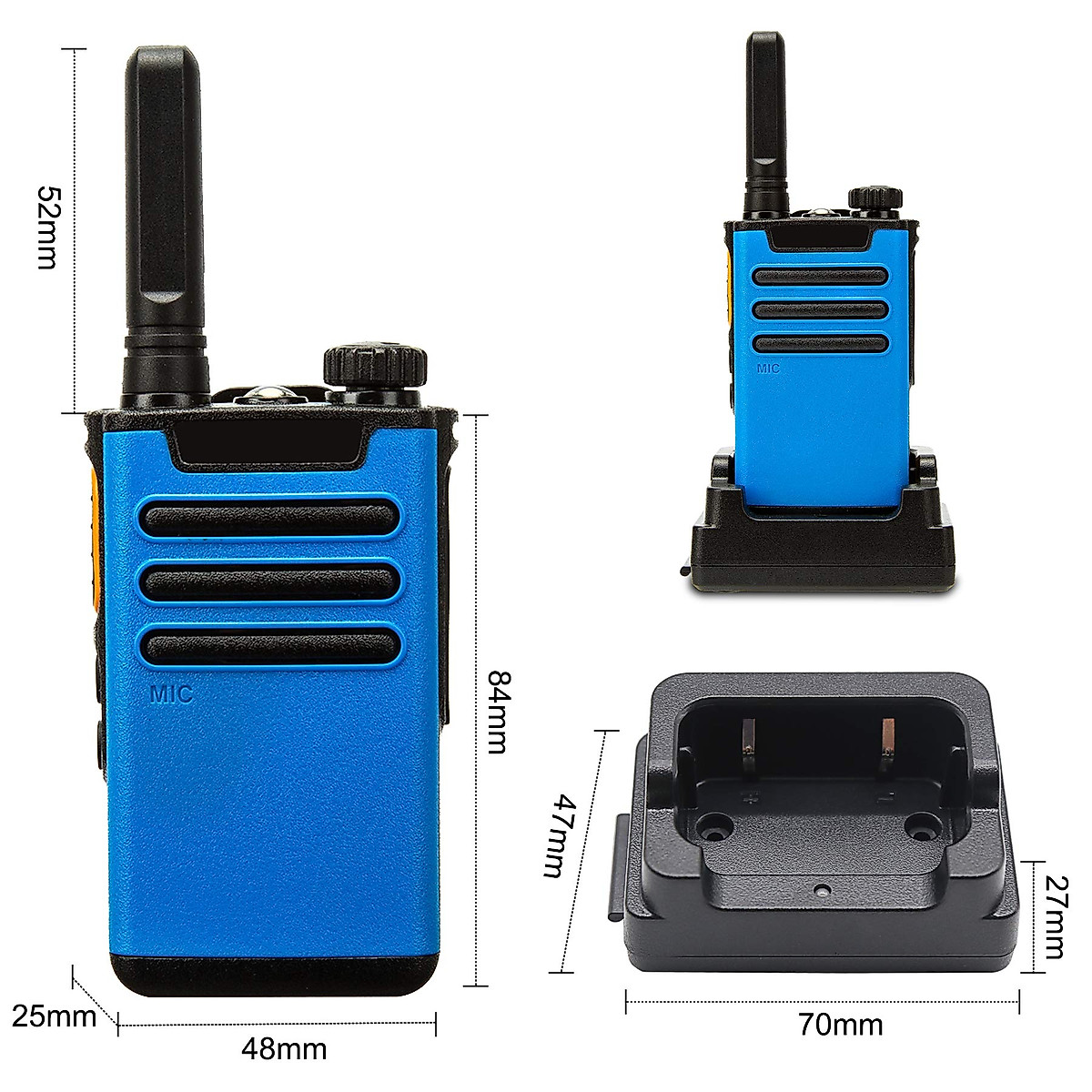 CallToU Wireless Intercom for Home,Caregiver Walkie Talkies for Seniors/Elderly/Patient/Disabled,2 Way Radio Intercom System Long Range for Outdoor with Activities Flashlight