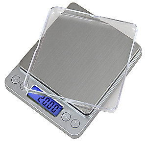 TXY 500/0.01g LCD Portable Mini Electronic Digital Scales Jewelry Pocket Scale Digital Kitchen Scale Tea Calibration Portable Medical Lab Weight Machine
