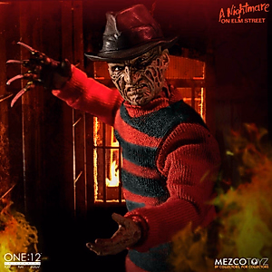 Mezco One: 12 Collective: A Nightmare On Elm Street: Freddy Krueger Action Figure, Multicolor