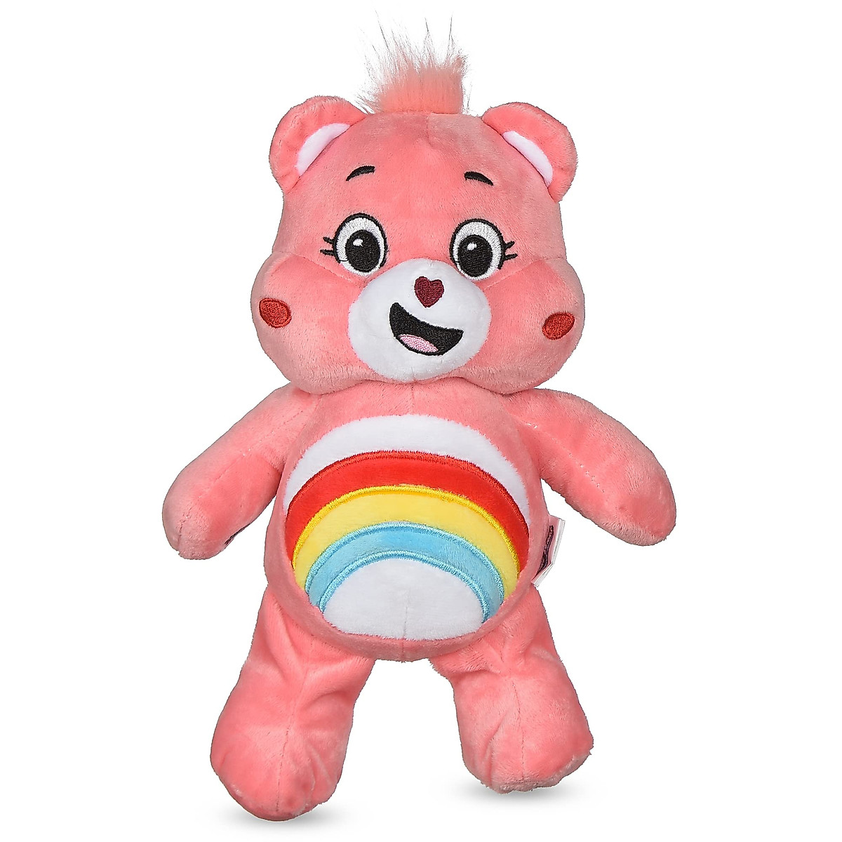 Care Bear for Pets Cheer Bear Dog Plush Squeaky Toy, 6' with Squeaker Inside and Crinkle Ears, Small, Collectible Dog Toys (FF19785)