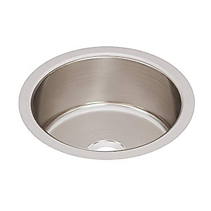 Elkay ELUH12FB Lustertone Classic Single Bowl Undermount Stainless Steel Sink