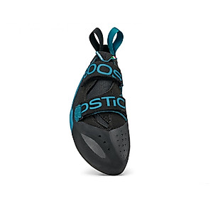 SCARPA Boostic Rock Climbing Shoes for Sport Climbing and Bouldering - Specialized Performance for Edging and Support - Black/Azure - 9.5-10