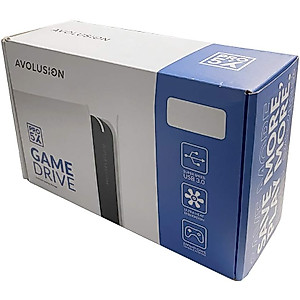 Avolusion PRO-5X Series 4TB USB 3.0 External Gaming Hard Drive Works for PS4 Original, Slim & Pro (Grey)