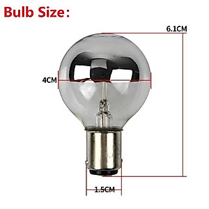 GWAYUANY BA15D 15mm Base BA15D 24V 25W shadowless lamp Bulb Insert Button Light Bulbs