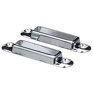 Seachoice Boat Cover Support Sockets, Chrome Plated Zinc, Set of 2