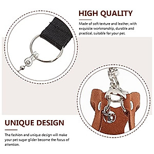 Balacoo Sugar Glider Rope Small Dog Leash Puppy Leash 1 Set Sugar Glider Traction Rope Outdoor Sugar Glider Harness Hauling Rope Bunny Harness Rabbit Harness