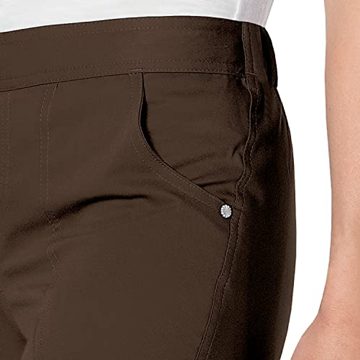 Landau Urbane Ultimate Scrub Pants for Women: Modern Tailored Fit, Luxe Soft Stretch Fabric, 50/50 Waist, Medical Scrubs 9300 Black