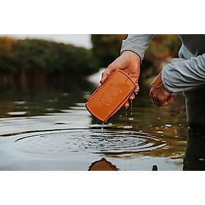 fishpond Tacky Pescador Fly Box - Burnt Orange | Waterproof Fly Box | Silicone Slits