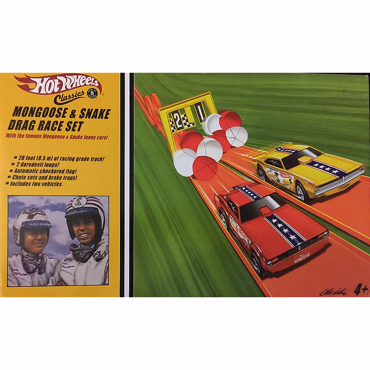 Hot Wheels Classics Mongoose & Snake Drag Race Set