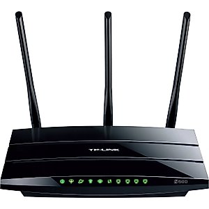 TP-Link TD-W8980 N600 Wireless Dual Band Gigabit ADSL2+ (Non-Cable) Modem Router, 2.4GHz 300Mbps+5Ghz 300Mbps, 2 USB Ports for File Sharing, IPv6 Compatible