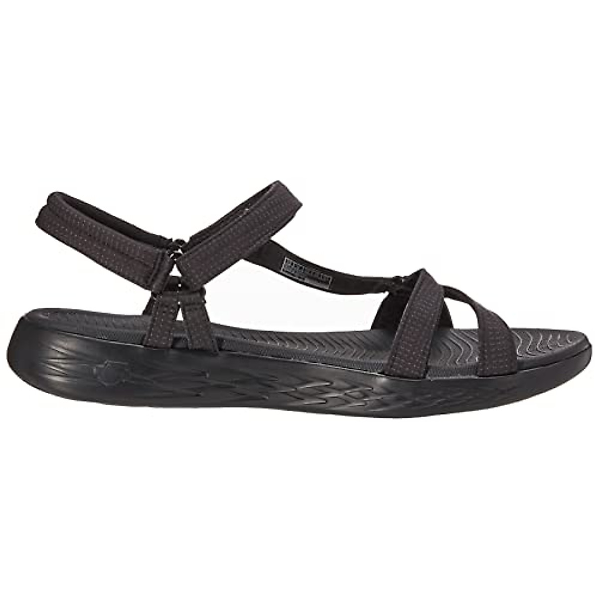 Skechers womens On-the-go 600 - Brilliancy Sport Sandal, Black, 10 US