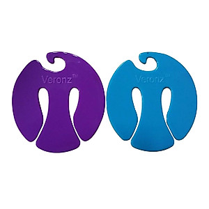 VERONZ Men's Ultra Tec Cotton Over-the-Calf Athletic Socks Sock Clips Included (Grey, 3)