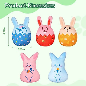Biubiucat Catnip Toys Interactive Cats Nip Toy/Kitten Chew Plush Gift/Best Play Kick Stuff/Kitty Stuffed Teething Pillow/Cute and Soft Dental Gifts for Indoor Kittens (Bunny)
