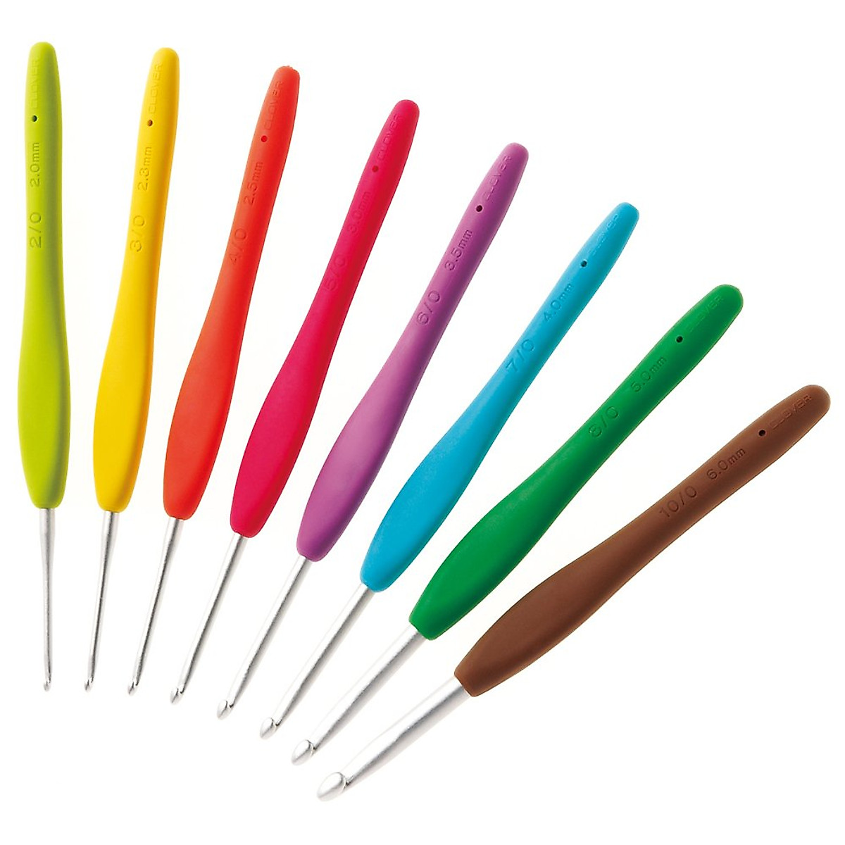 Clover 43-321 Amule Key Needles Set, Multiple Colors
