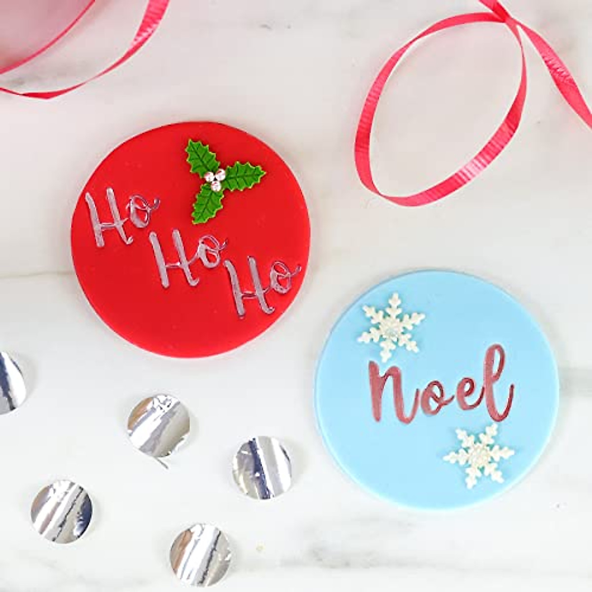 PME Fun Fonts Cupcake & Cookie Stamping Set of 66, blue, standard