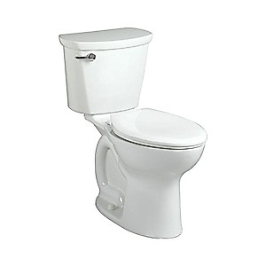 American Standard 215AA004.020 Cadet PRO Right Height Elongated 1.6 gpf 2-Piece Toilet, White