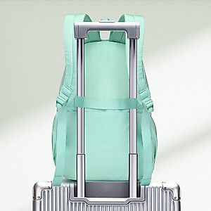 Caran·Y 30L Kids School Backpack for Girls Boys 6-18-Lightweight Water-Resistant Design,Multiple Pockets,Adjustable Straps Durable Bookbag for Elementary to High School Students(Green)