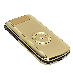 Airshi Senior Flip Phone, Gold Big Font Double Card Dual Standby Flip Cell Phone for Seniors for Daily Life