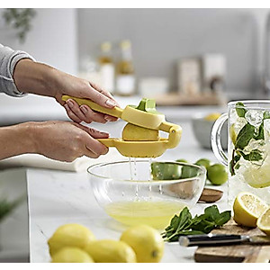 Joseph Joseph JuiceMax Dual-Action Citrus Press, One Size, Yellow