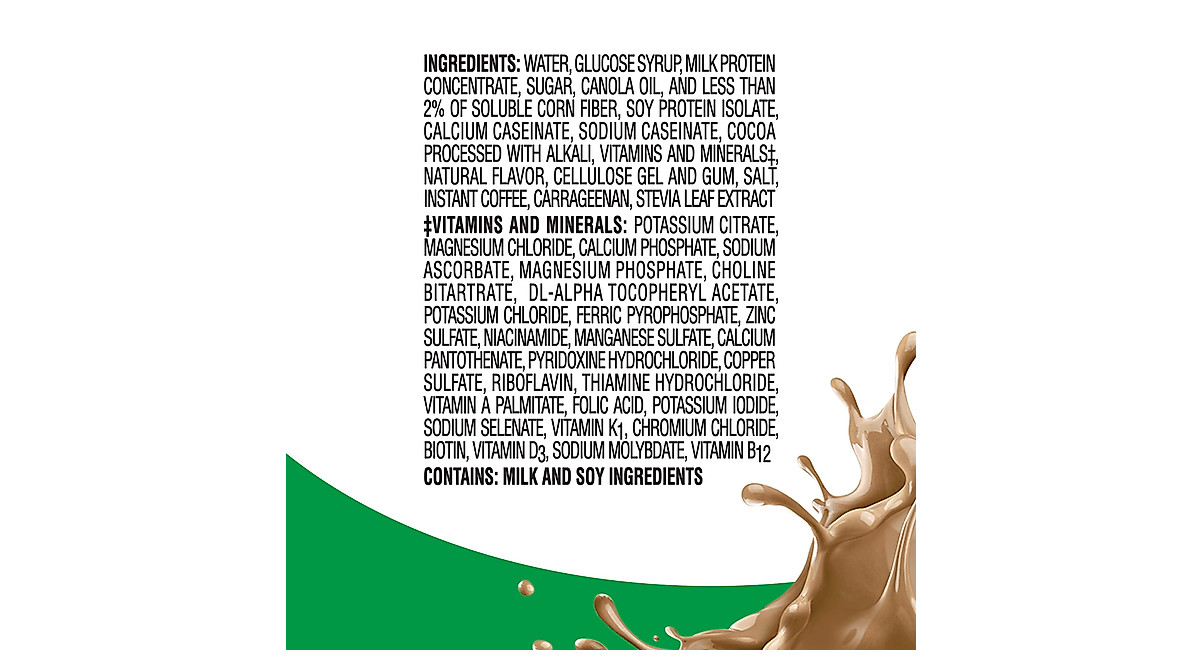 BOOST High Protein & Fiber Drink - Cafe Mocha 24 Pack