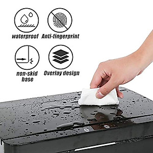 13 Gallon Trash Can Automatic Kitchen Trash Can Touch Free High-Capacity Garbage Can with Lid for Bedroom Bathroom Home Office 50 Liter (Black, 1)