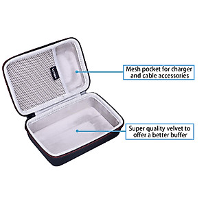 LTGEM Hard Travel Case for Focusrite Scarlett 2i2 /Solo (3rd Gen) USB Audio Interface (Internal Size:7 * 4.7 * 1.5 in)