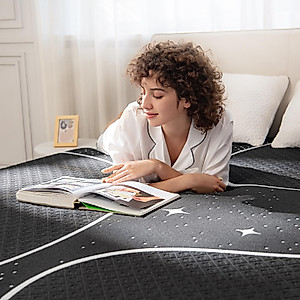 Sweetnight Queen Size Mattress, 12 Inch Memory Foam Mattress for Pressure Relief & Motion Isolation, Queen Mattress in a Box, Starry Night