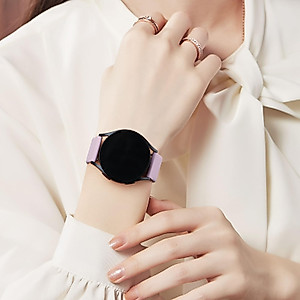 Meliya Silicone Band Compatible for Gizmo Watch 3 2 1, 20mm Soft Waterproof Gizmo Watch Band Replacement Bands, Breathable & Washable (Light Purple)