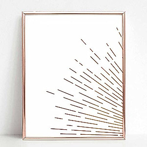 Sun Ray Art Prints Boho Bedroom Wall Decor Minimalist Decor Sun Prints Mid Century Modern Decor Living Room Prints Set of 3 Prints UNFRAMED 11X14INCH