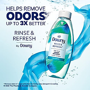 Tide Ultra OXI Power PODS with Odor Eliminators Laundry Detergent Pacs, 45 Count + Downy Rinse & Refresh, Cool Cotton, 48 Fl Oz