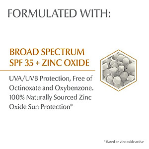 Eucerin Sun Tinted Mineral Face Sunscreen Lotion SPF 35, Non-Comedogenic Mineral Sunscreen with Gentle Zinc Oxide Protection for Sensitive Skin, 1.7 Fl Oz Bottle