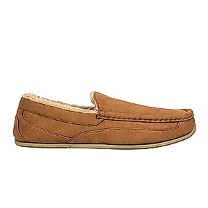 Deer Stags Men&#039;s Spun Slipper, Chestnut, 12 Wide