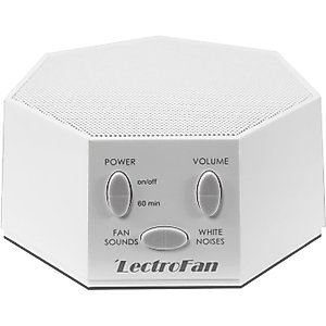 LectroFan High Fidelity White Noise Machine with 20 Unique Non-Looping Fan and White Noise Sounds and Sleep Timer
