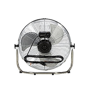 Airmaster 78974 Industrial Air Circulator, Low Stand Pivot Mount, 18" Prop Diameter, 115V, 1/8HP Motor