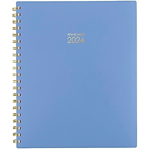 2024-2025 AT-A-GLANCE® Harmony 13-Month Weekly/Monthly Planner, 8-1/2" x 11", Blue, January 2024 to January 2025, 1099-905-20