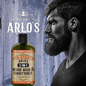 Arlo's 2-in-1 Beard Wash and Conditioner 12 oz. - Pro Growth Formula