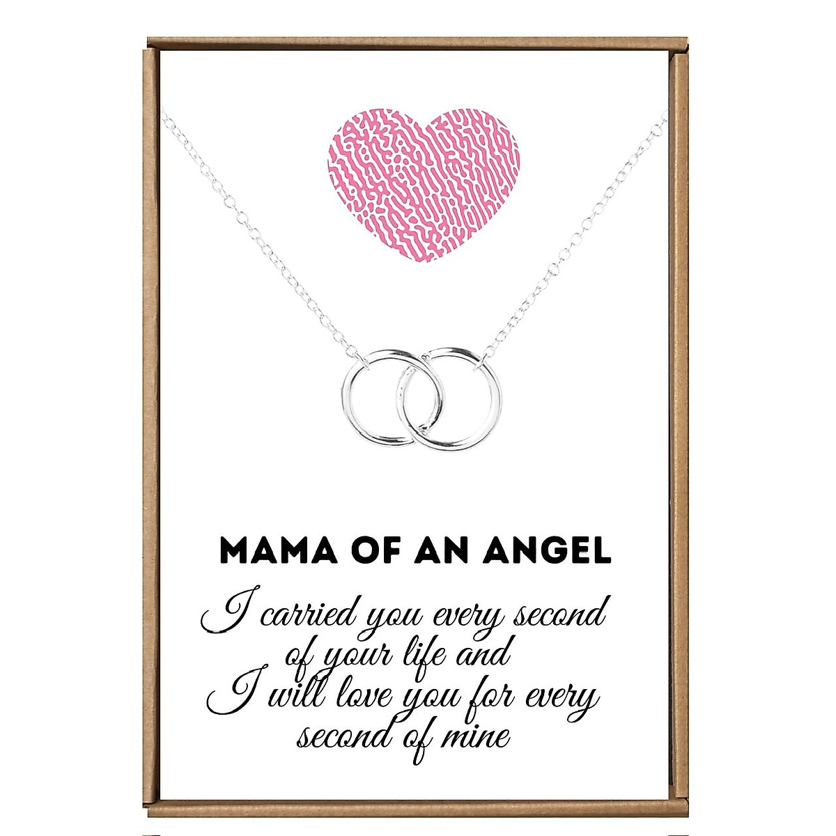 Miscarriage keepsake necklace, Pregnancy loss necklace, Remembrance Gift, Mama to an Angel baby, Miscarry memorial