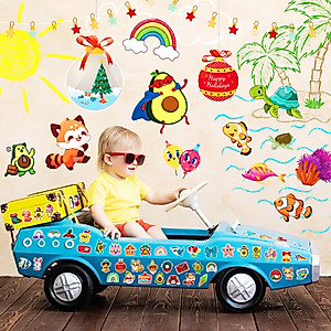500 Pcs Cute Stickers for Kids, Water Bottle Stickers, Waterproof Vinyl Aesthetic Sticker for Laptop Scrapbook Skateboard Computer Mixed Colorful Sticker Packs for Kids Teens Adults Girls