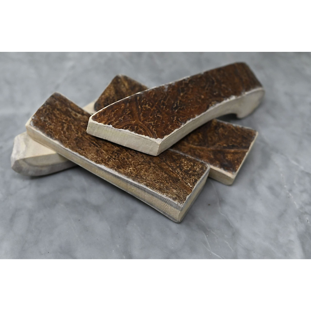 Buck Bone Organics Dog Chews, Moose Antlers for Dogs, Long Lasting Dog Bones for Aggressive Chewers, All Natural, No Preservatives, Wild Shed in The USA (Medium)